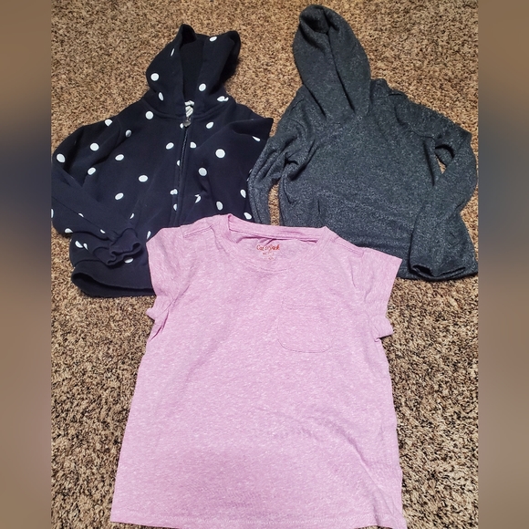 H&M | Shirts & Tops | Size 4bundle Of 3hm Black Zipup46ybasic ...